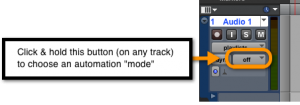 Pro Tools Automation Modes Overview - WikiAudio